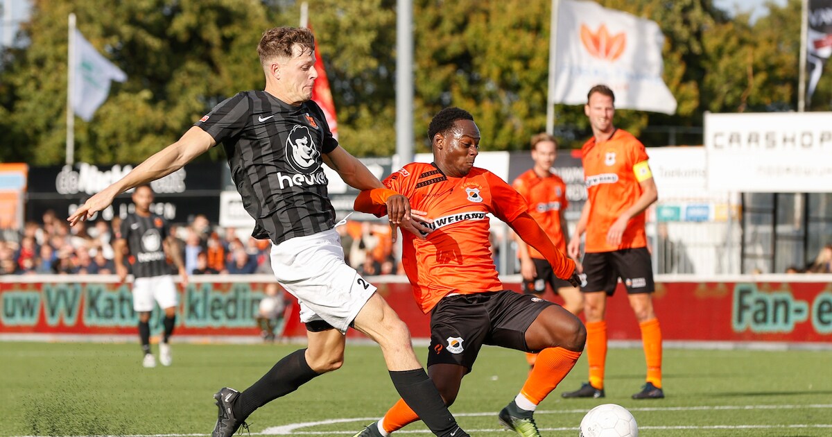 Voor HHC Hardenberg rolt het kwartje in Katwijk weer de verkeerde kant ...