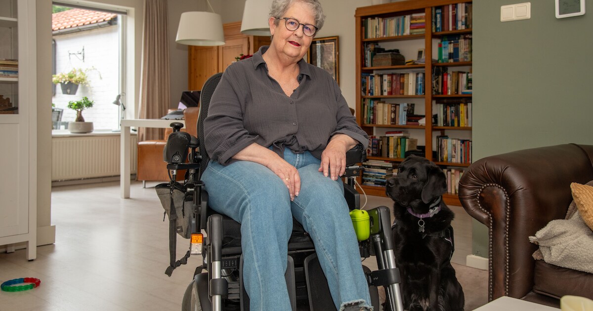 Annette (71) heeft nog steeds geen rolstoel om naar buiten te gaan ...