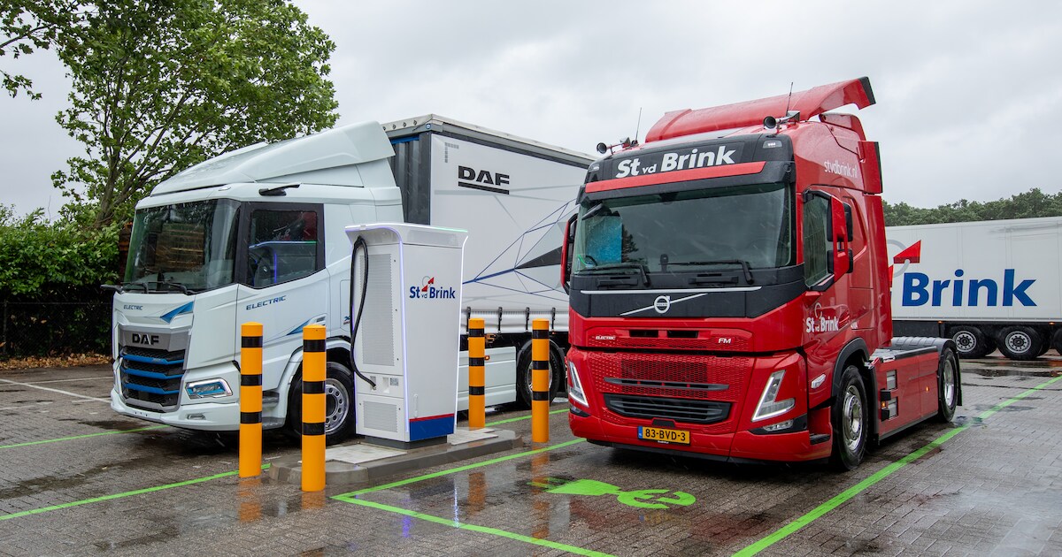 Ermelo krijgt eerste elektrische laadpaal voor vrachtwagens | Ermelo | De Stentor.nl