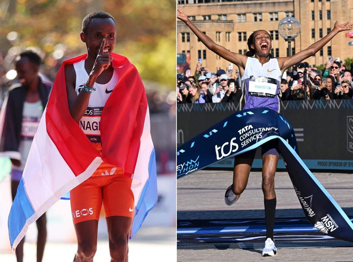 Nageeye en Hassan, marathonbroer en -zus in New York: ‘Sifan kan de hele dag een beetje lui doen ...