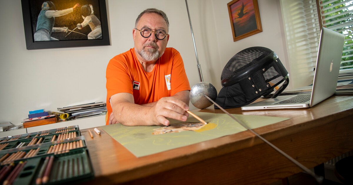 Schermende schilder Georges gaat nog wel even door: ‘Mijn meesterwerk ...