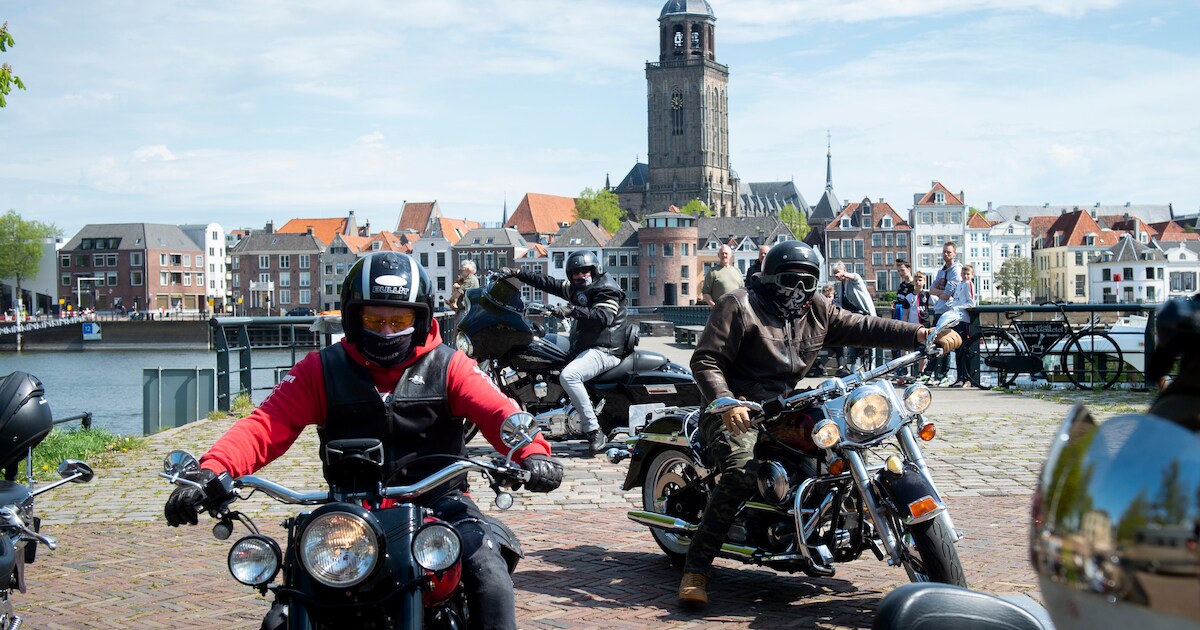 Motormuizen uit Deventer verwelkomen Noord-Hollanders op de Worp: ‘Als ...