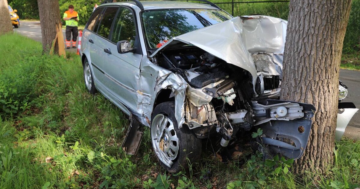 Automobilist botst tegen boom langs N309 in Epe | 112 nieuws Epe | destentor.nl