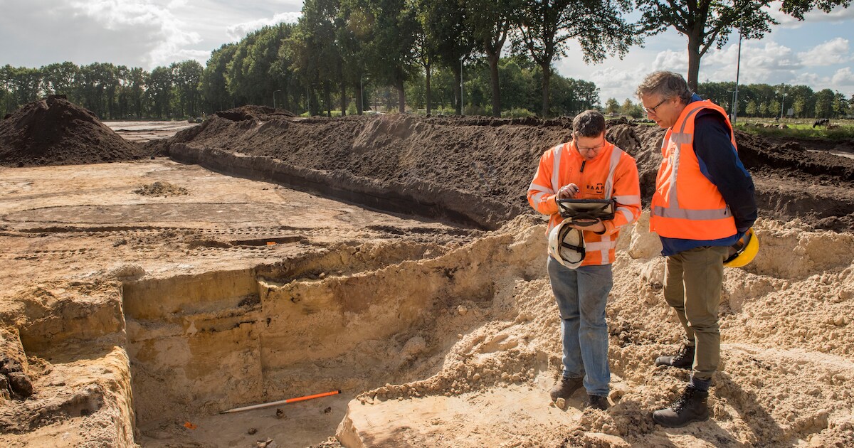 Archeologen stuiten op resten van imposant Puttens gebouw | Putten | De ...