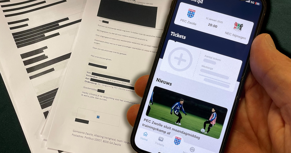 Omstreden app veroorzaakte onenigheid bij PEC Zwolle, blijkt uit ...