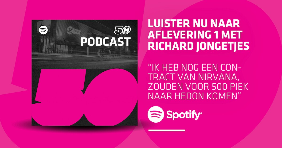 Poppodium Hedon in Zwolle lanceert podcast over vijftigjarig bestaan ...