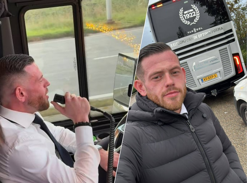KIJK | Filmpje van zingende buschauffeur Rick miljoenen keren bekeken: ‘Leven staat op z’n kop ...