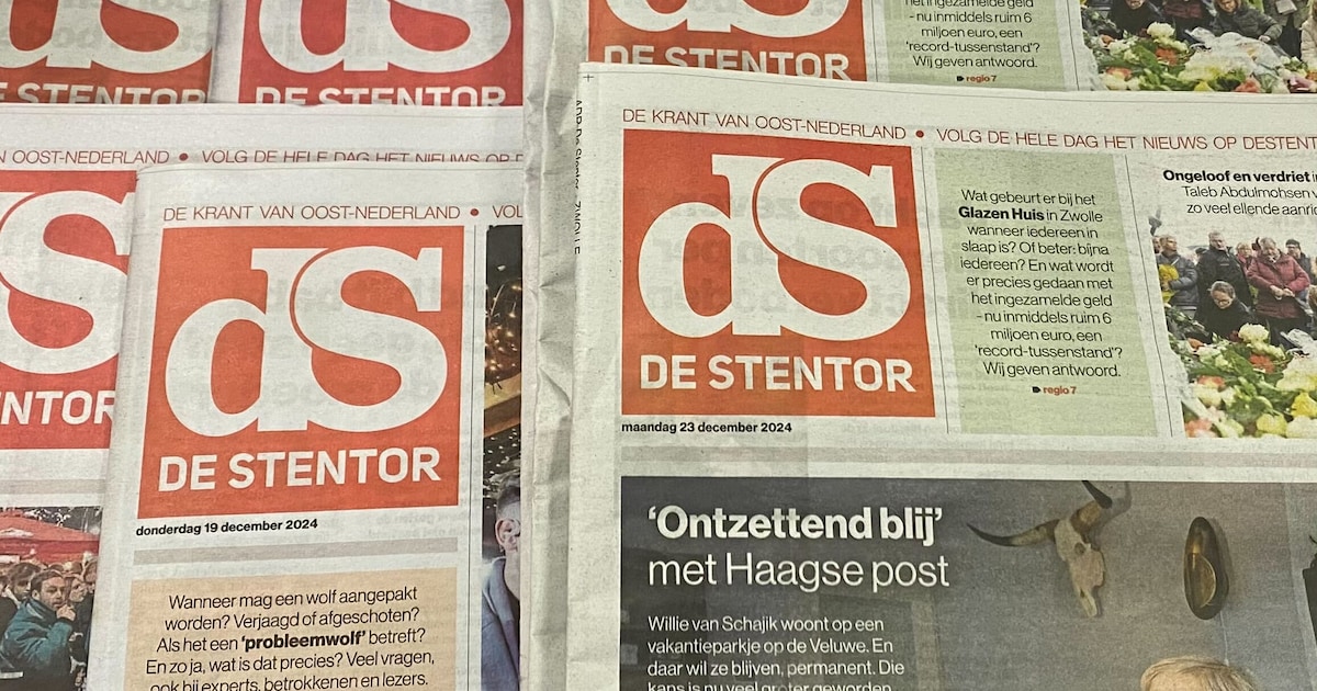 De Stentor verschijnt vandaag in drie edities | Home | De Stentor.nl