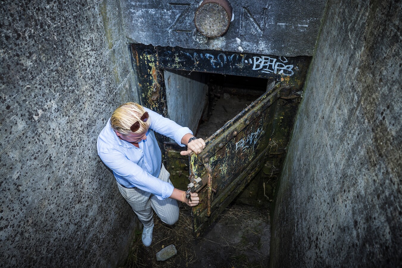 Ze kwamen als verliefd stel altijd langs deze bunker, nu kopen Jamila ...