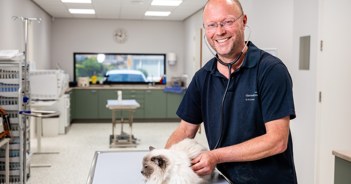 Dierenarts Kasper (55) hielp jarenlang dieren in oude school in Ommen ...