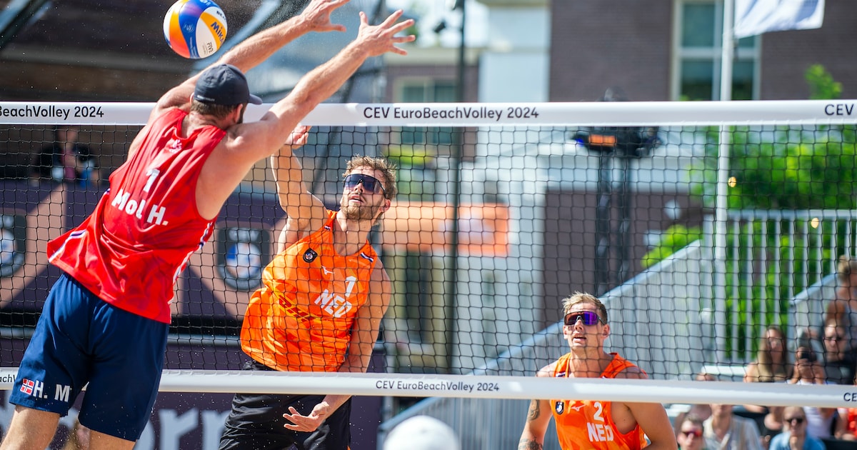 De lach is terug bij beachvolleyballer Ruben Penninga, zeker op het EK ...
