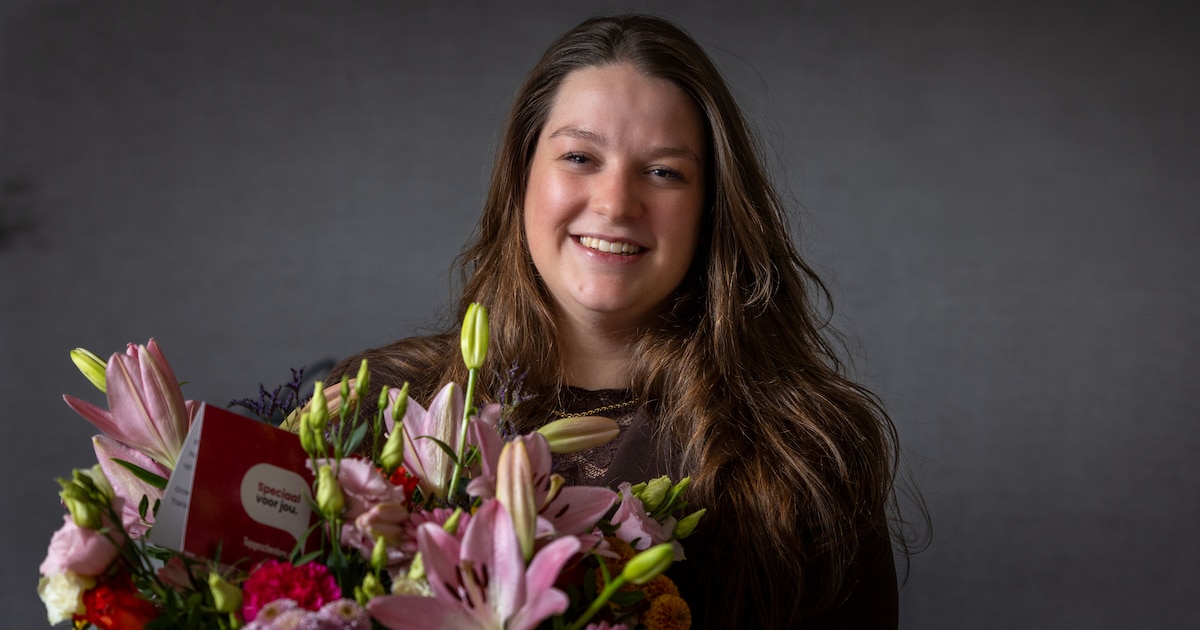 Gabriëlle (26) hoort belletje halverwege de vlucht, dan volgt een race ...