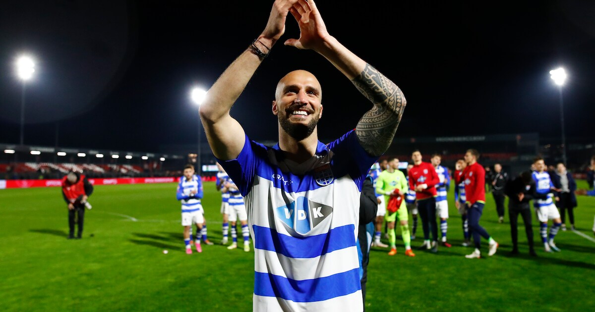 Cultheld Vellios verlengt contract bij PEC Zwolle: ‘Er is iets magisch ...