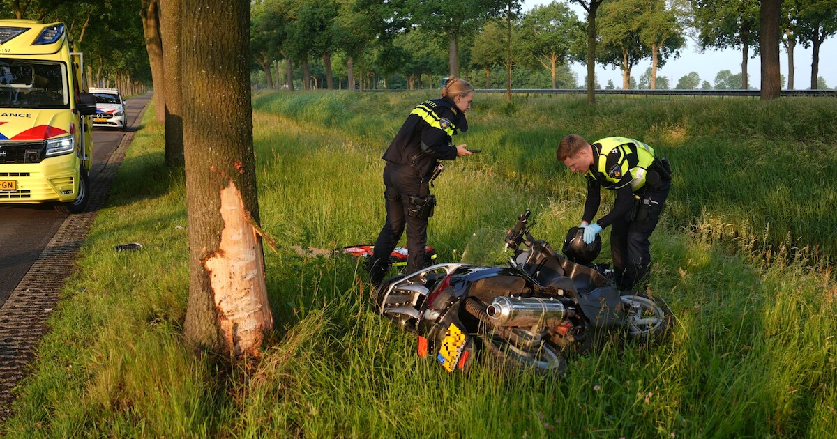 Motor rijdt tegen boom in Meppel | 112 nieuws Meppel | De Stentor.nl