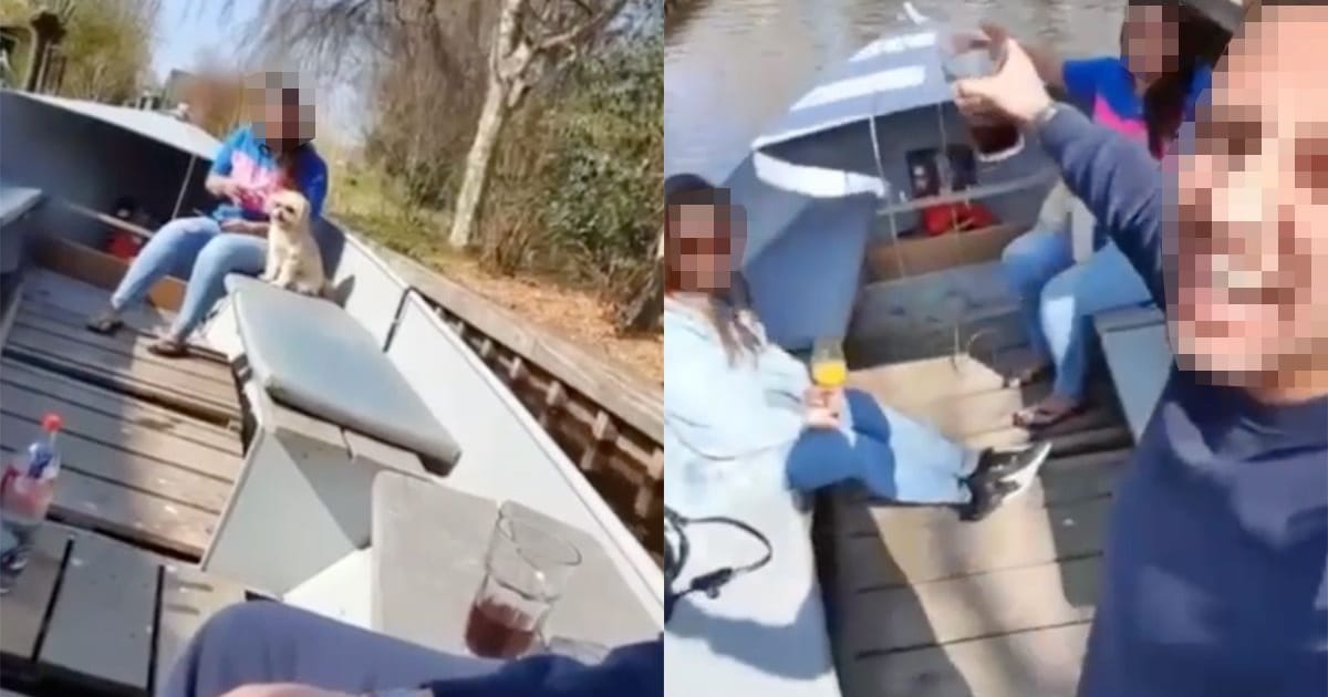 Groep Hagenezen zinkt met bootje in Giethoorn: ‘Even rustag!?’ | Kop ...