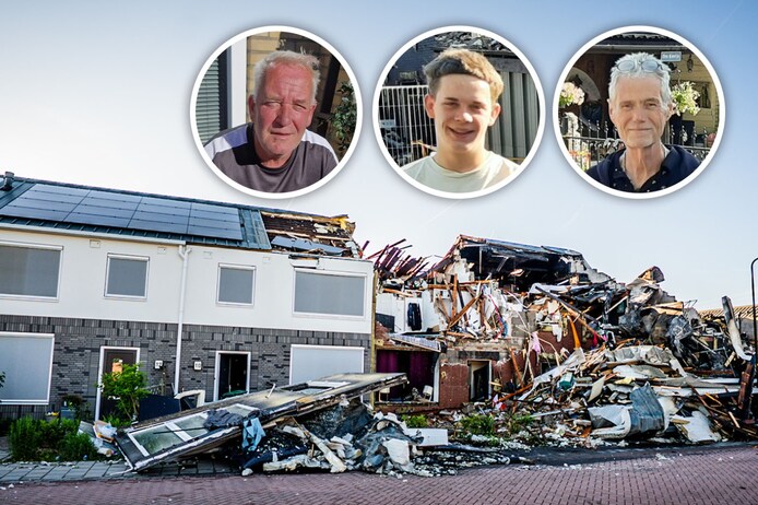 Huis Djamilla verwoest door grote brand, Ron kan nog net zijn ...