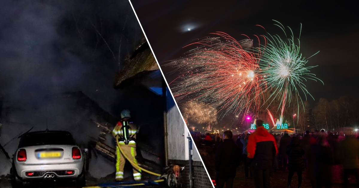 Zo verging het de brandweer tijdens de jaarwisseling in deze regio ...