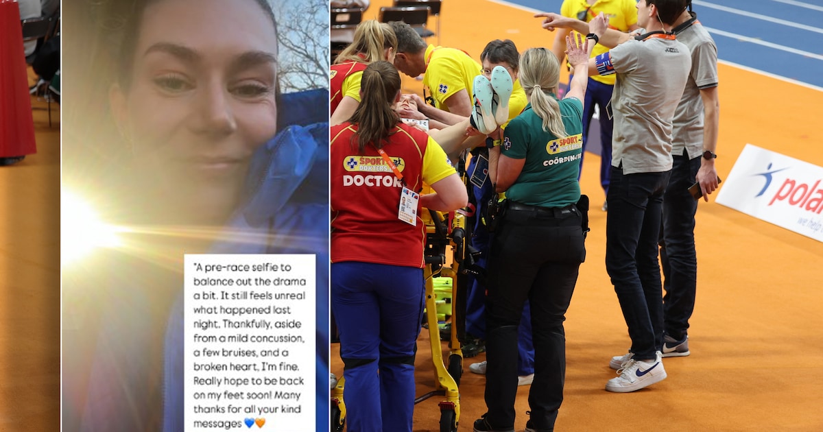 Maureen Koster laat van zich horen na dramatische val bij EK: ‘Hoop dat ...