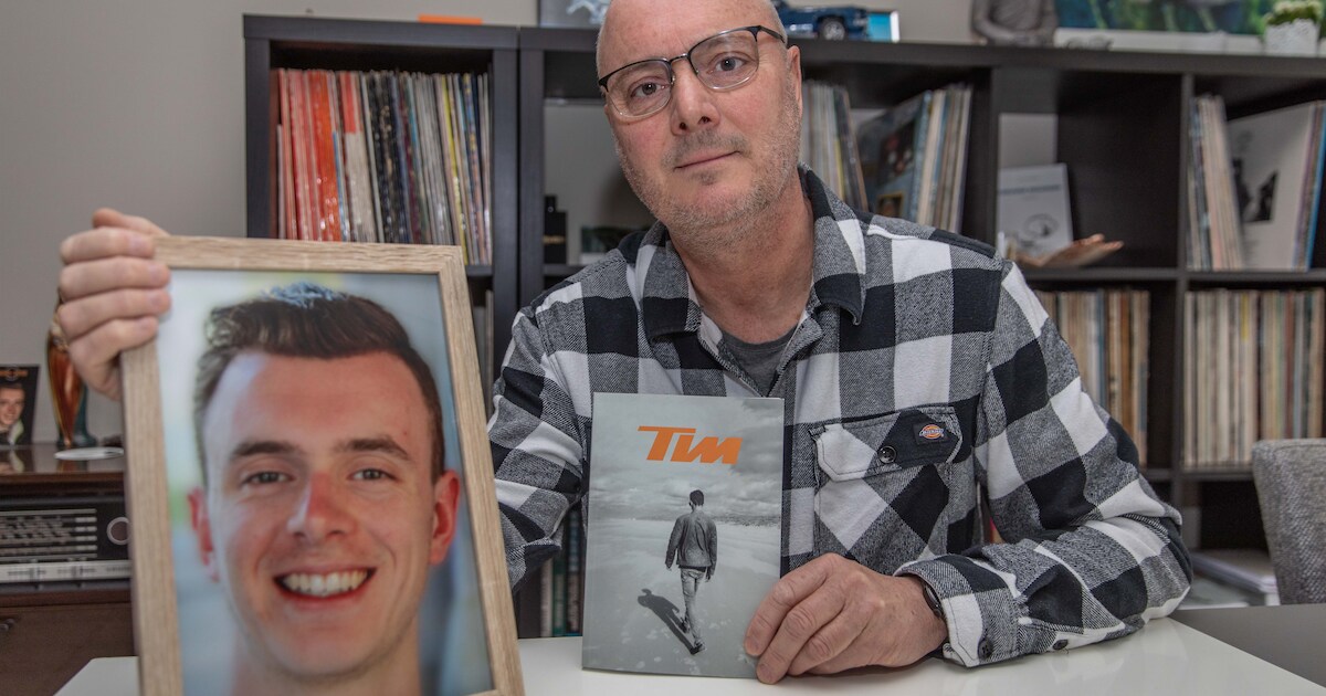 Willem-Jan zette het verdriet over zijn overleden zoon Tim (22) op ...