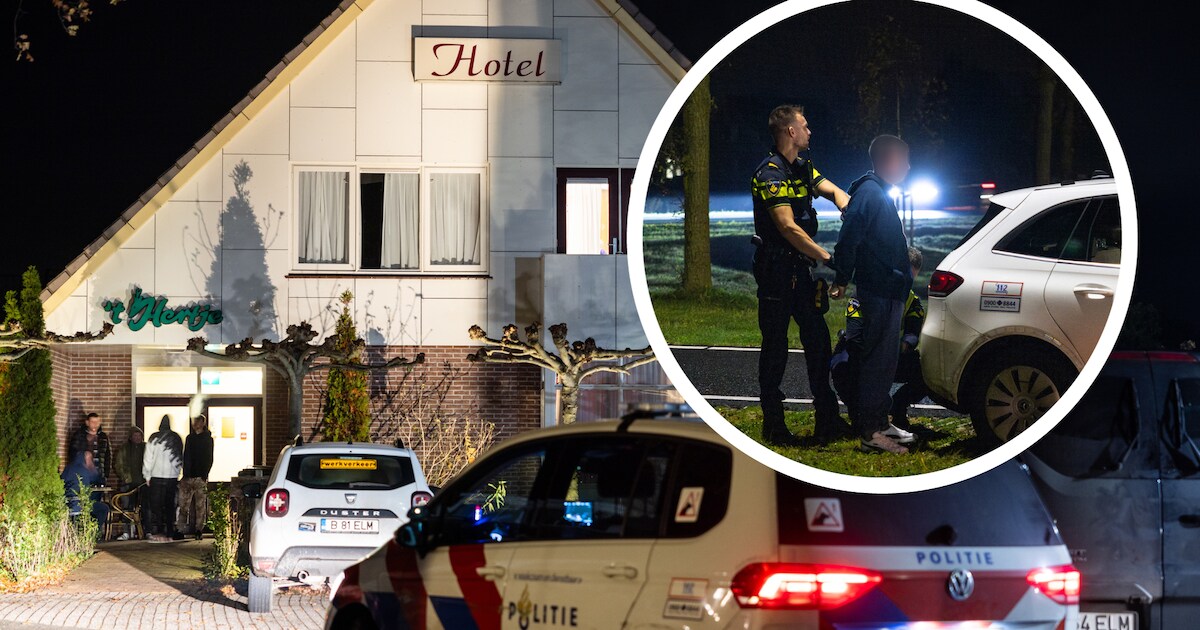 Ruziënde Roemenen bij Roode Hert in Dalfsen: twee man naar ziekenhuis ...