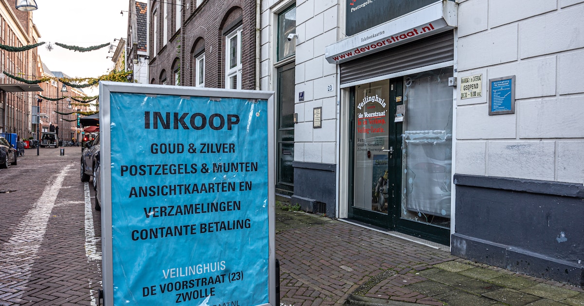Veilinghuis in Zwolle voorlopig dicht na overval: ‘Opeens zag ik in de ...