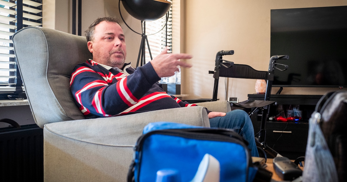 Soms hoopt Danny (50) dat hij niet meer wakker wordt, maar dan denkt ...