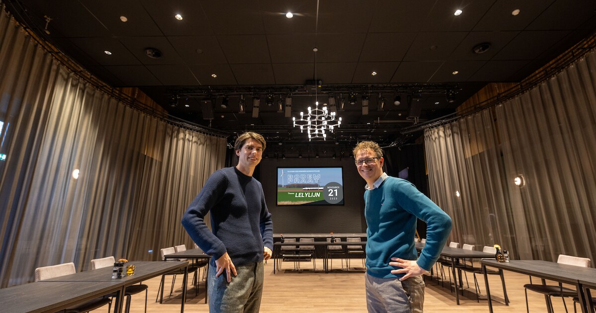 Ronald en Peter willen goed gesprek in theater met hele polder: ‘Nu ...