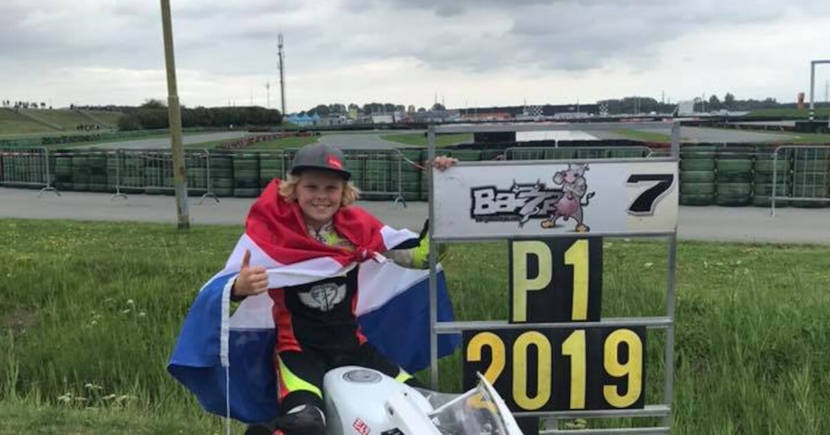 Loris Veneman (12) uit Dalfsen racet op ‘mini-motor’ naar Europese ...