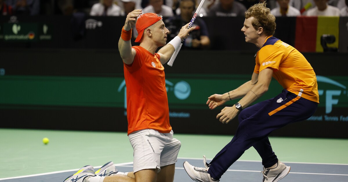 Nederlandse tennissers schrijven geschiedenis met eerste Davis Cup ...