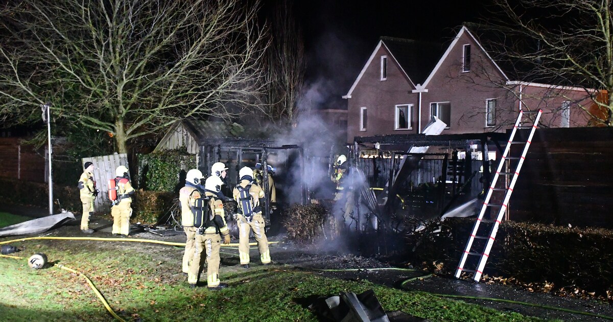 Flinke brand in Kloosterhaar: korps uit Vroomshoop moet te hulp ...