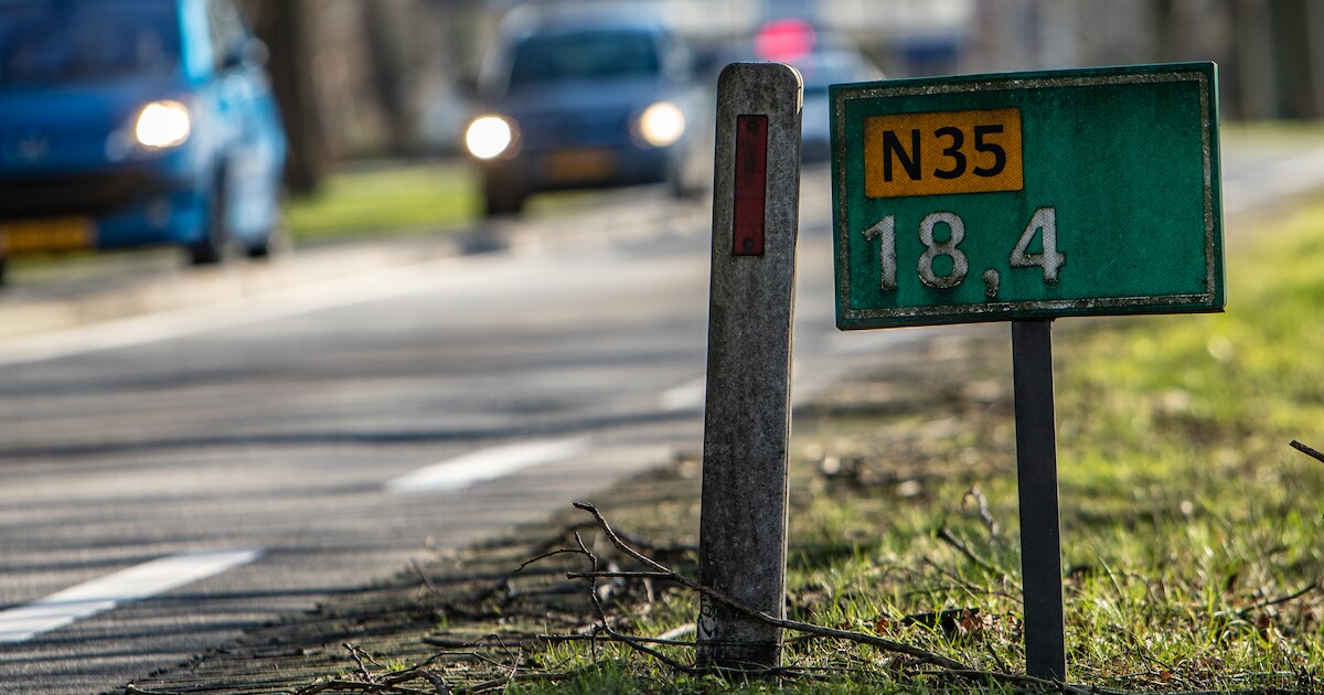 Geen fysieke rijbaanscheiding op N35 bij Mariënheem: minister stuurt ...