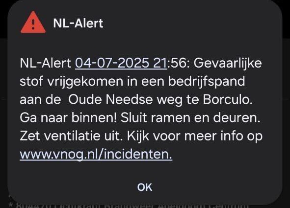 Ongeval met gevaarlijke stoffen bij Campina-fabriek Borculo; explosie ...