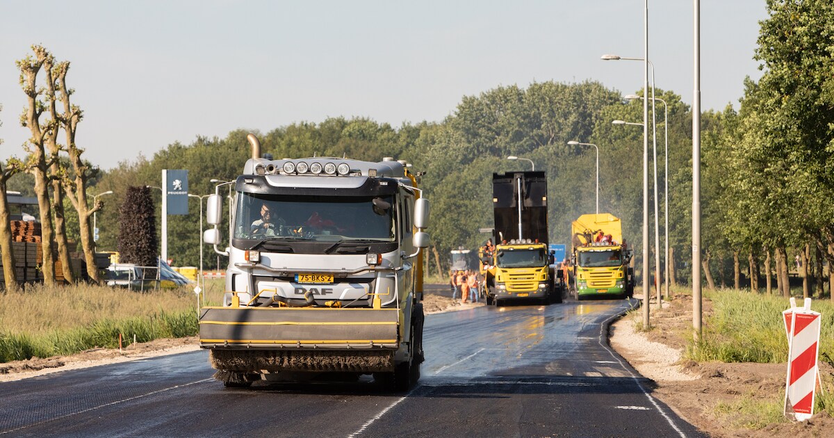Groot onderhoud aan N303 tussen Putten en Ermelo | Putten | De Stentor.nl