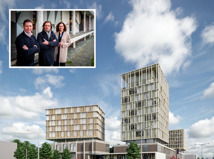 Oude mts wordt eyecatcher: drie torens veranderen skyline Hengelo ...