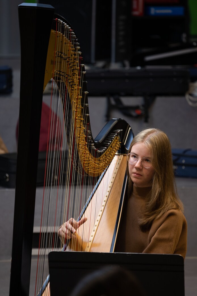 Harpiste Megan (17) uit Zwolle is gek op klassieke muziek: ‘Je maakt je ...