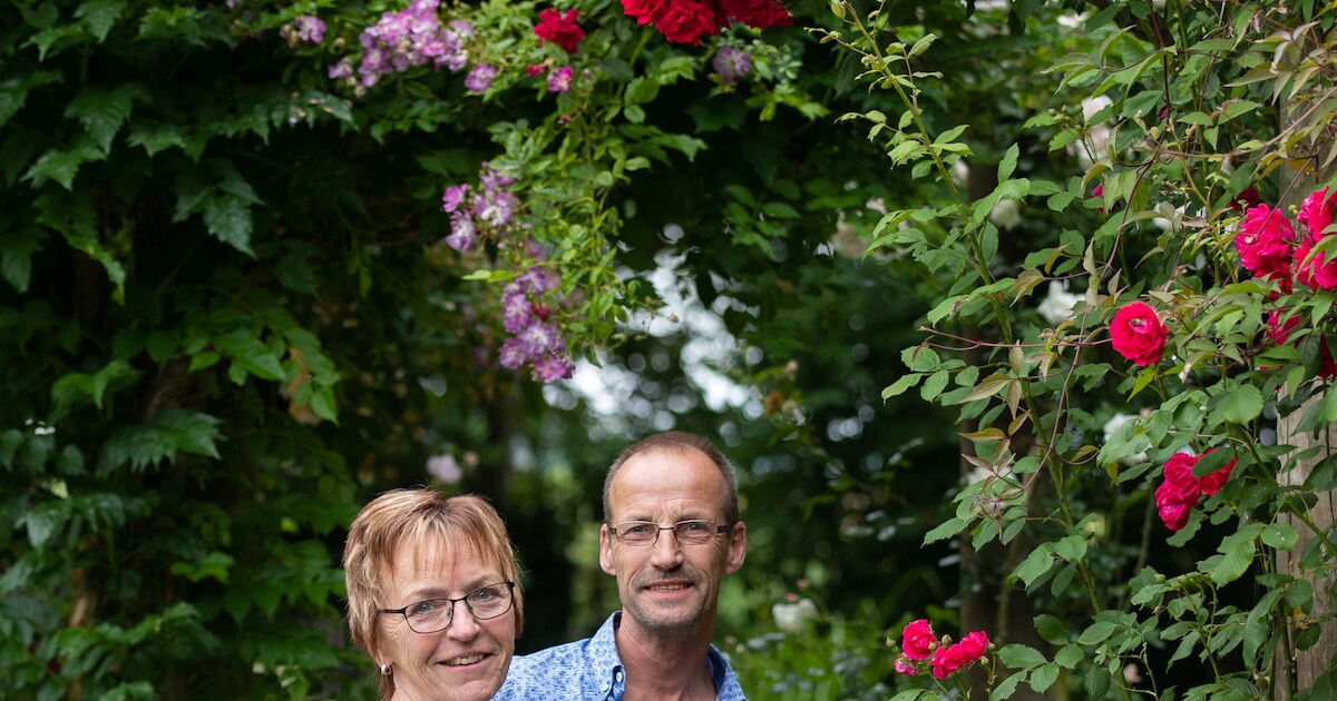 Bennie en Lammechien delen het paradijsje achter hun huis in Tollebeek ...
