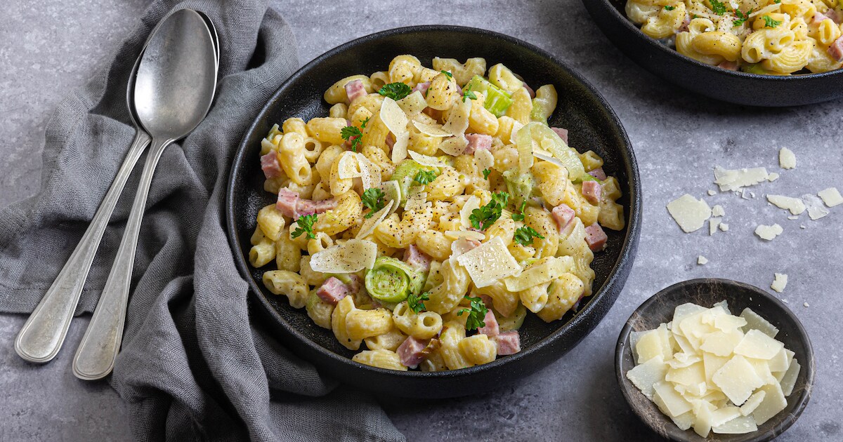 Wat Eten We Vandaag: Bloemkool carbonara met ham en prei | Koken & Eten ...