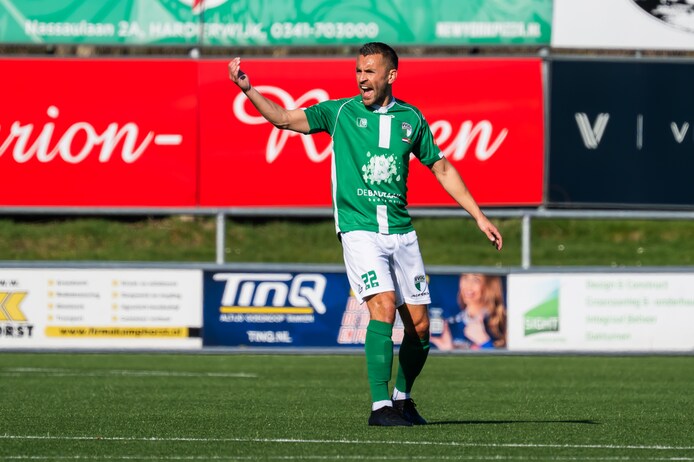 Bram van Polen is bij de amateurs nog net zo fanatiek als bij PEC ...