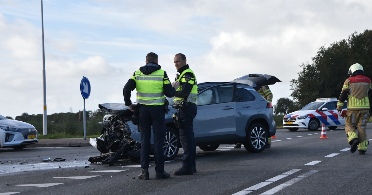 Gewonde bij frontale botsing N333 Steenwijk | 112 nieuws ...