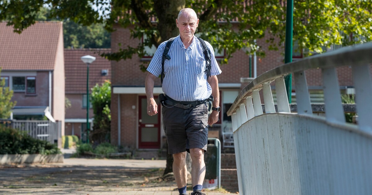 Dick (66) loopt acht maanden na hartstilstand Airborne Wandeltocht ...