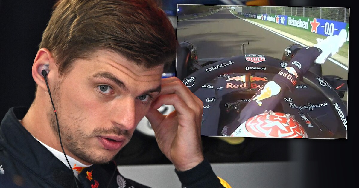 Max Verstappen komt weg met waarschuwing na vreemd incident: coureur gooit handdoek uit cockpit ...
