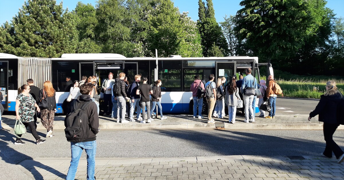 Pendelbussen rijden, nu de trein tussen Almelo en Zwolle eruit ligt ...