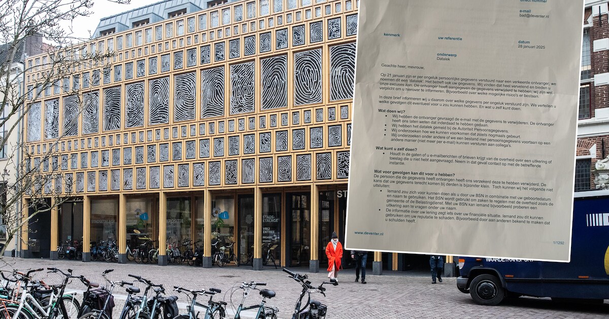 Plots liggen de gegevens van 800 inwoners van Deventer op straat ...