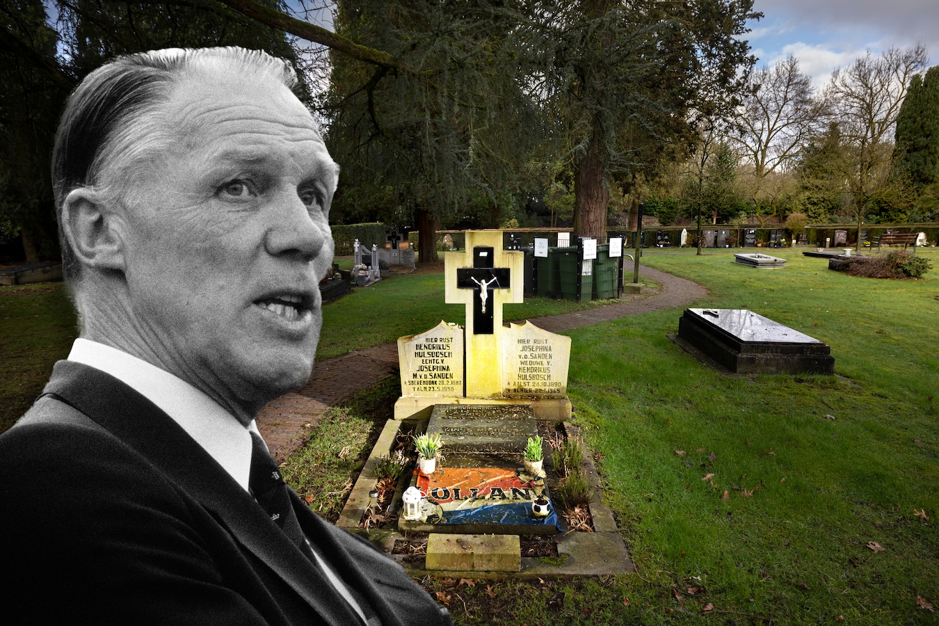 Rinus Michels ligt al twintig jaar op deze Brabantse begraafplaats: ‘Ik ...