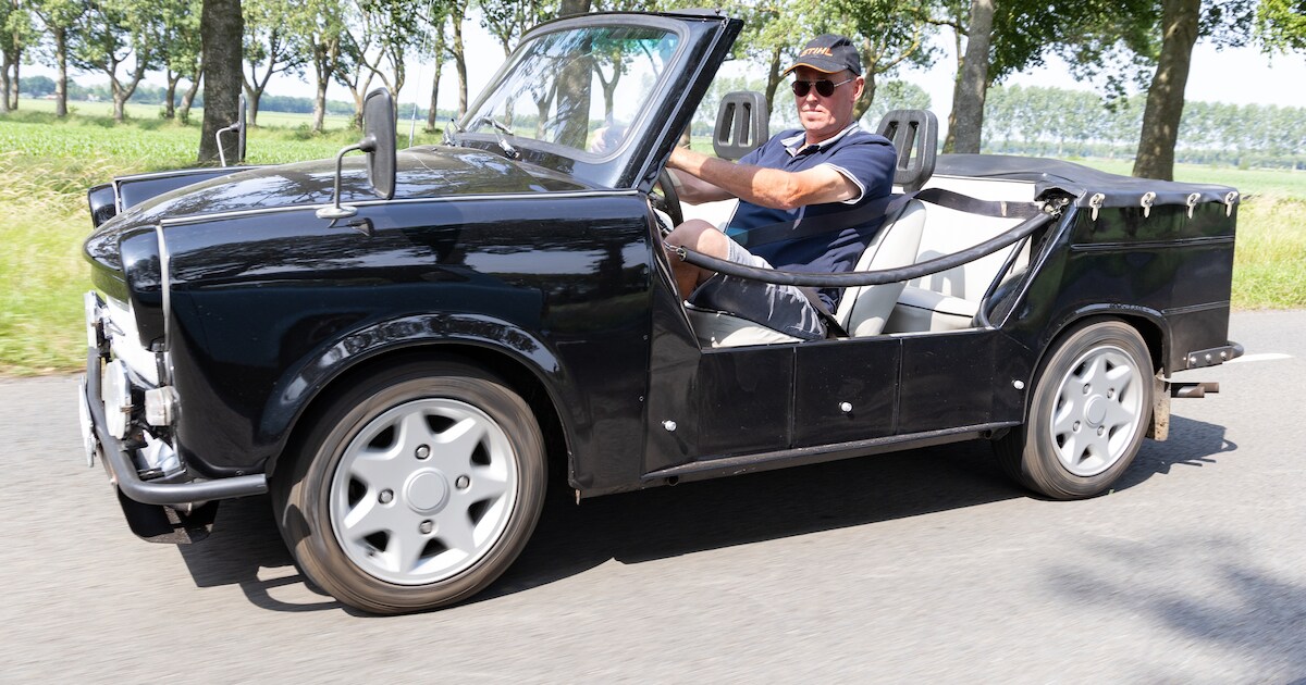 Vader Gerrit-Jan en zoon Rob zijn gek op Trabi’s, helemaal op die ene ...