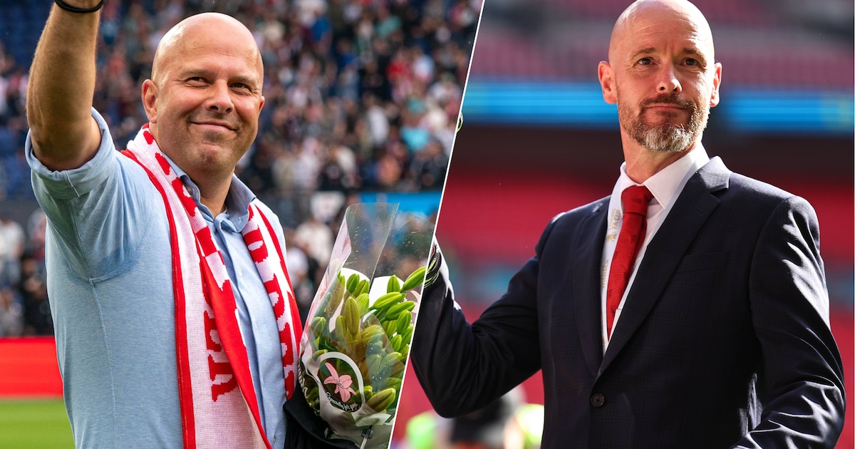 Arne Slot en Erik ten Hag razendsnel tegenover elkaar in nieuw Premier ...