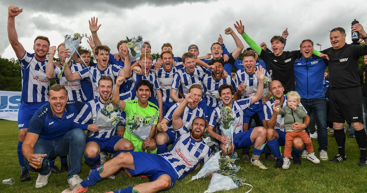 Drie keer is scheepsrecht voor kampioen USV: ‘Zo mooi, hier doe je het voor’ | Regio Zwolle | De ...
