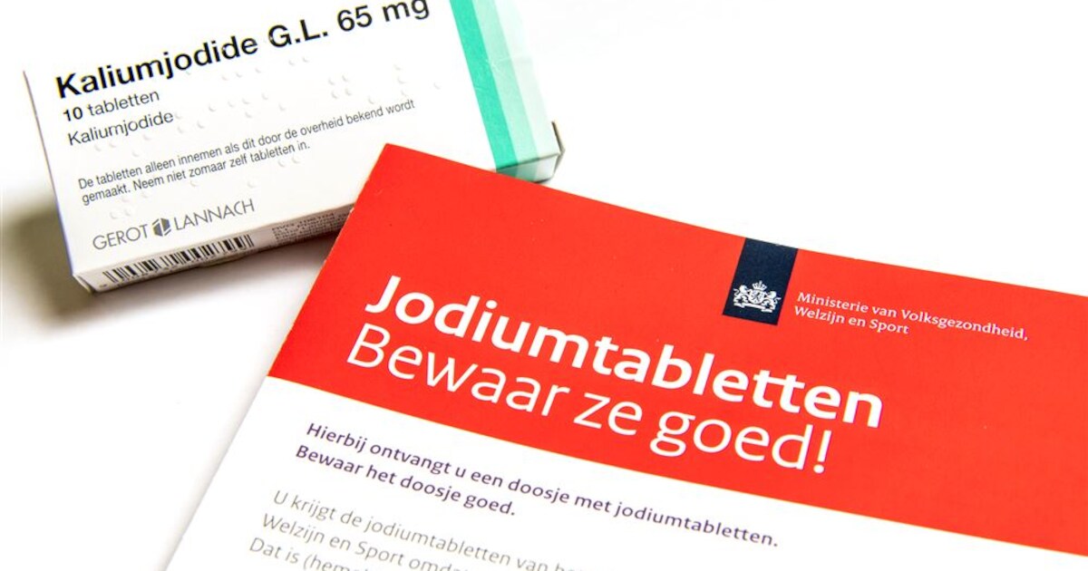Er worden 1,2 miljoen doosjes jodiumtabletten uitgedeeld, maar wie ...