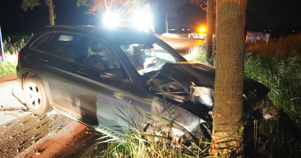 Auto zwaar beschadigd na botsing tegen boom bij Hasselt, bestuurder ongedeerd | 112 nieuws ...