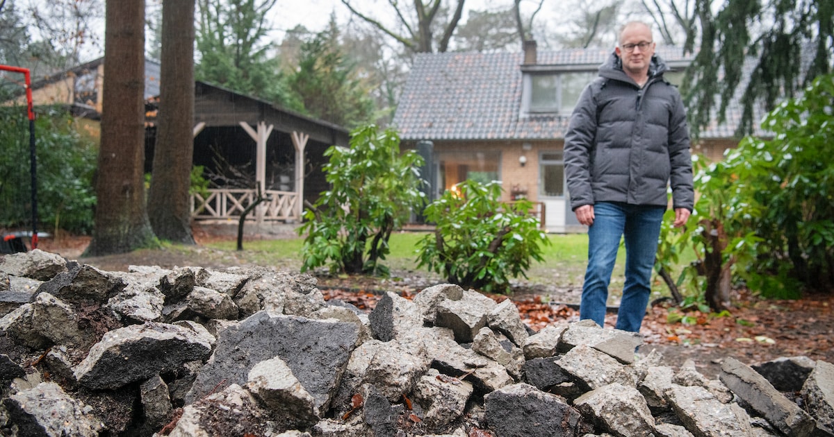 Volgende 'boete' voor Carl omdat hij puin van verkeerd geplaatst ...